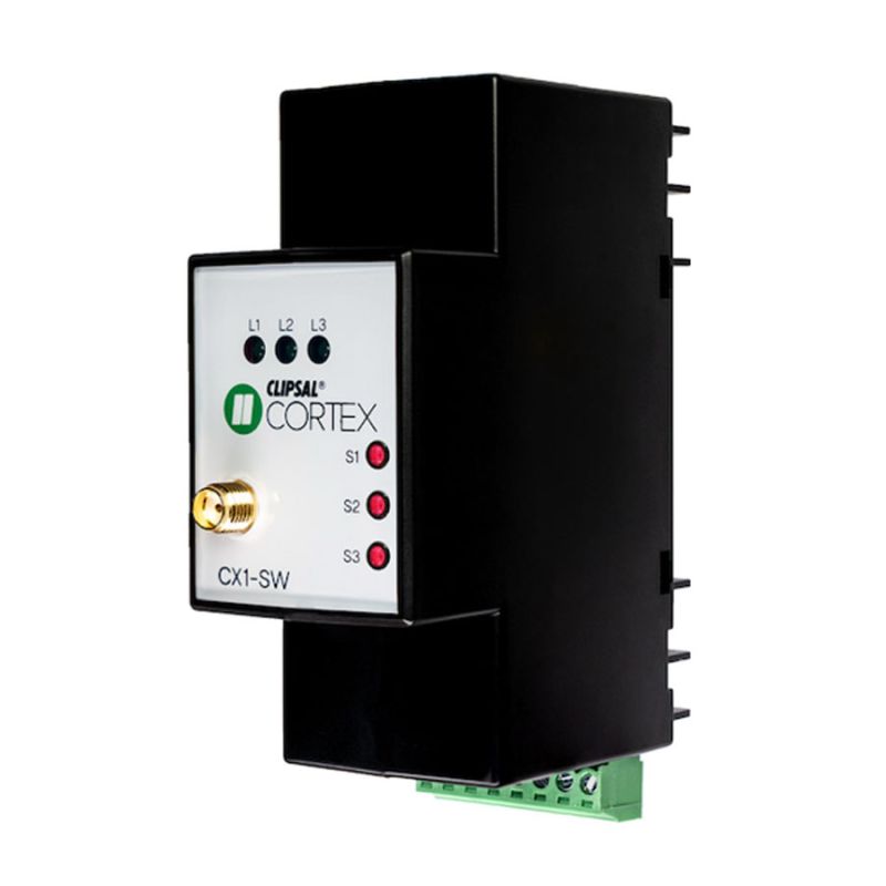 Clipsal Cortex CX1-SW Energy Meter Only. This Meter also has 3 x Dry Contacts. Works on 1 phase ...