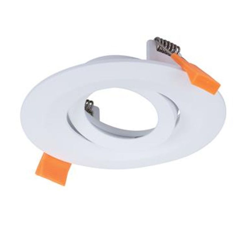 Cell Frame Only T90 90mm Cut-Out Tiltable White - Go Electrical