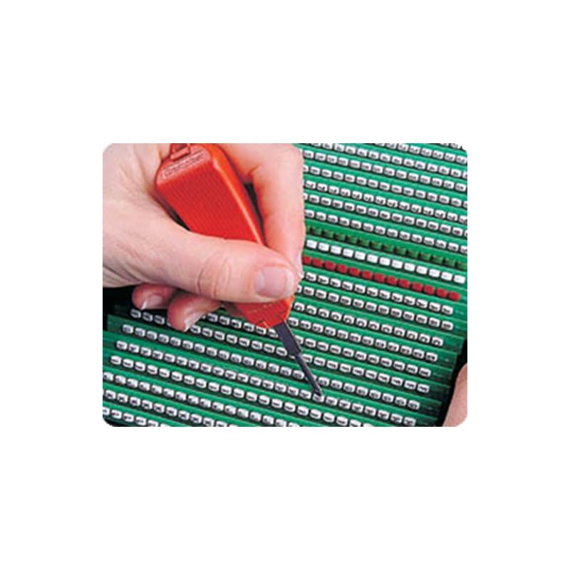 Grafoplast Wire Marking Tag Modular Type Letter P Black/White 240 ...