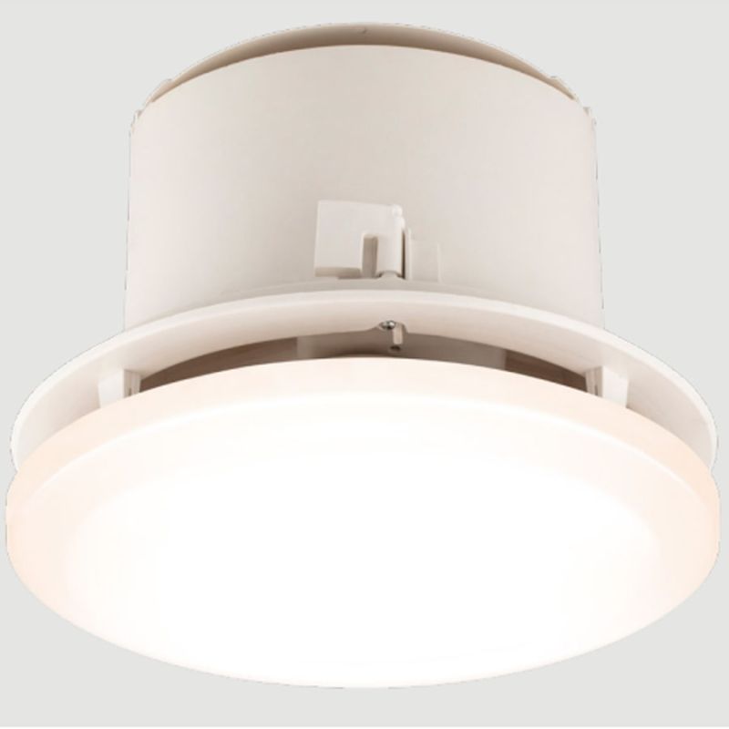 Ceiling Exhaust Fan w/Integrated LED Light Non-Ducted White - Go Electrical