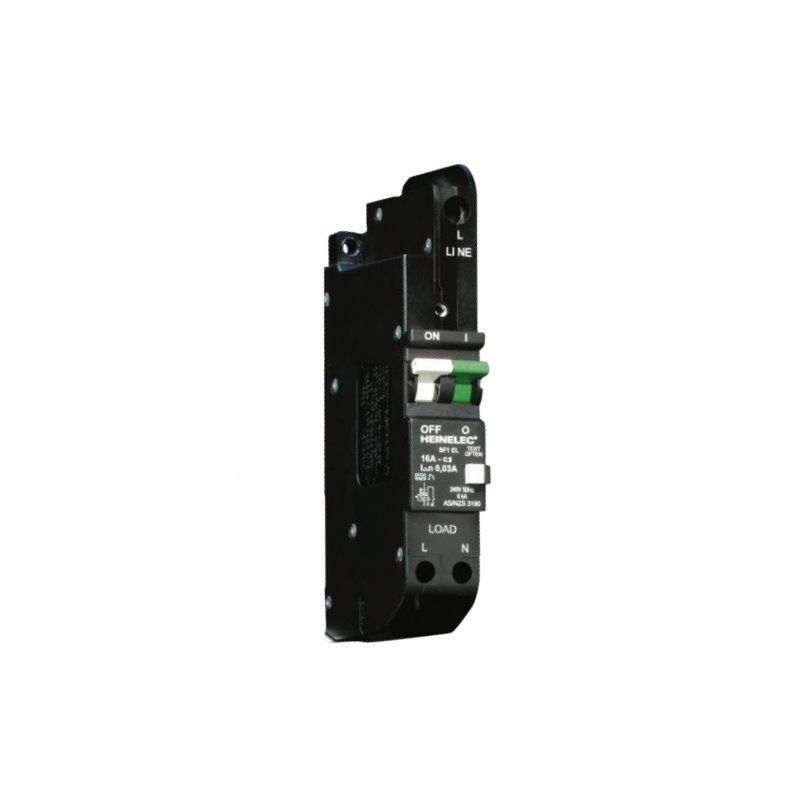 Combo RCD Circuit Breaker RCBO 2P 6kA 1Module 25.8mm Surfac - Go Electrical