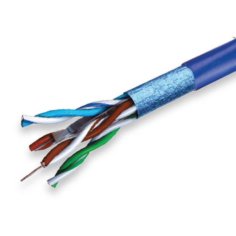 AFL Cat6A Cable 4 Pair F/UTP Shielded LSZH Sheath Blue 305m Reel | Go ...