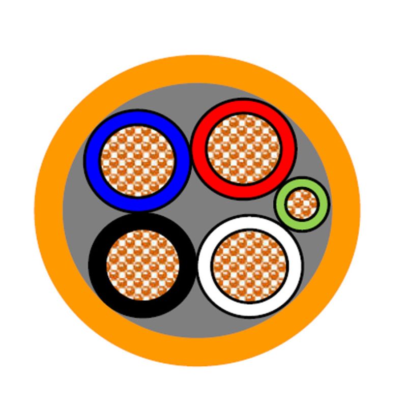 APEC 95mm Orange Circular Cable Unarmoured X-90 XLPE/5V-90 PVC 1mtr ...