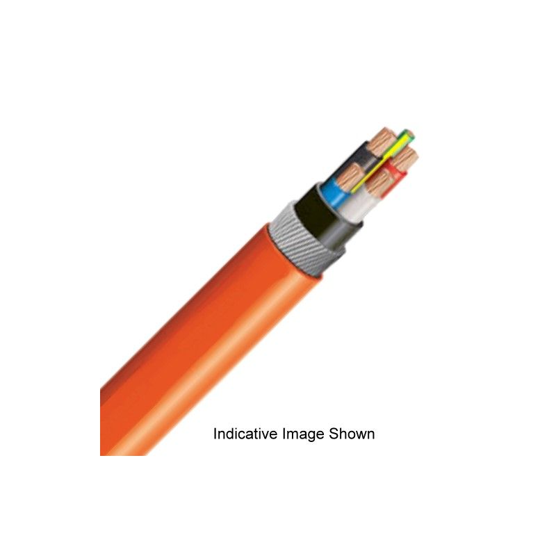 APEC 10 mm Orange Circular Cable Armoured X-90 XLPE/Steel Wire/5V-90 ...