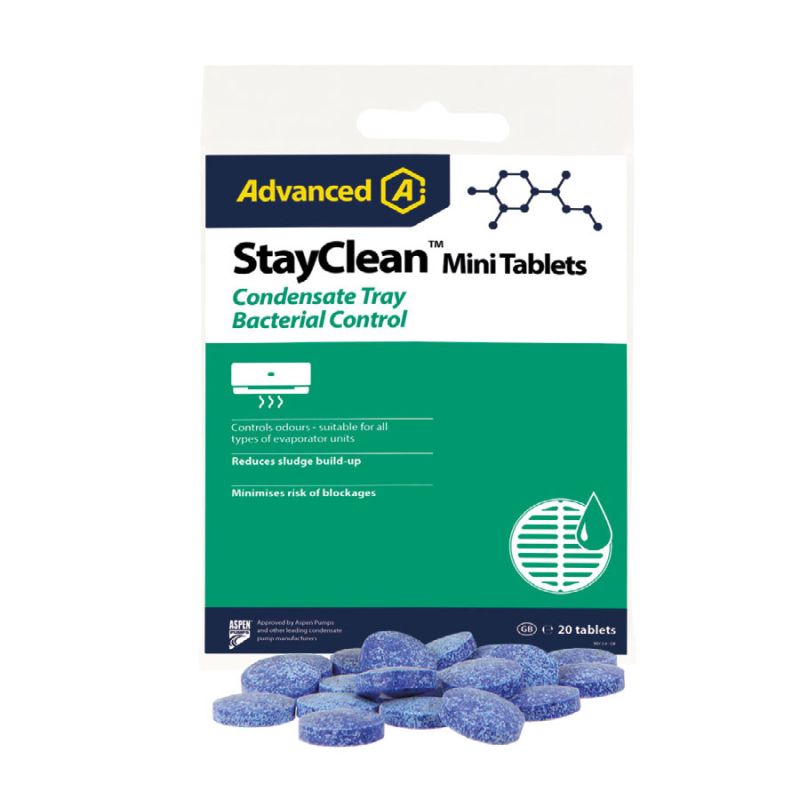 Stay Clean Condensate Tray Bacterial Control Mini Tablets | Go Electrical