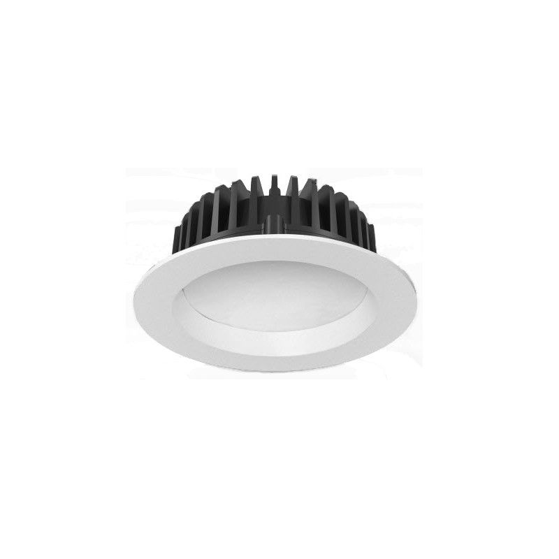 Atom Lighting Downlight Round Fixed 92mm Cutout LED 12W 3/4/6K White ...