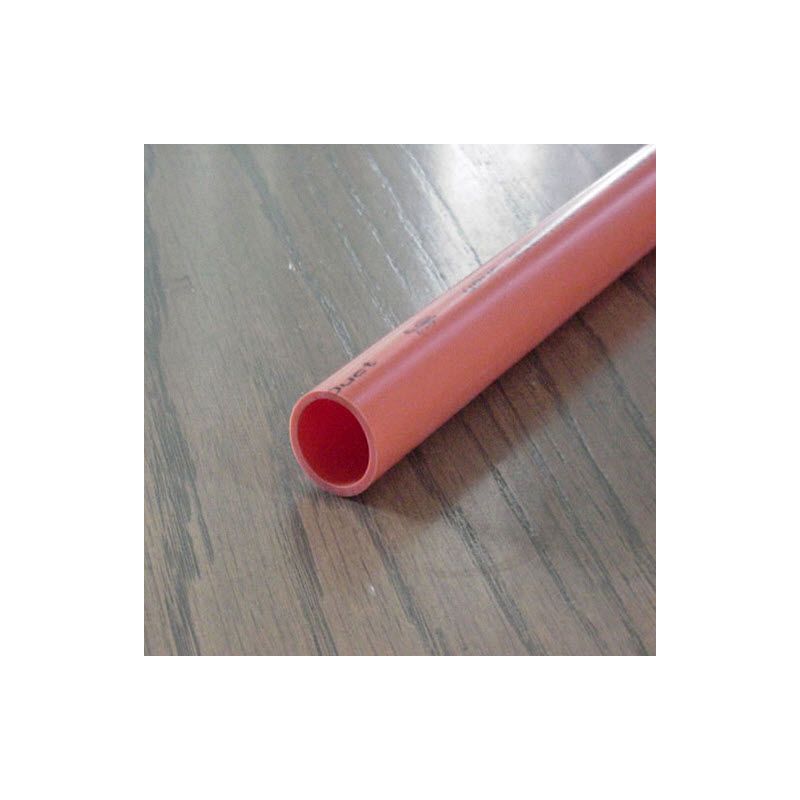 AussieDuct Rigid Conduit Heavy Duty 50mm 4M PVC Orange | Go Electrical