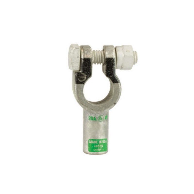 Battery Terminal 35mm Straight Negative Crimp Copper 5Pack | Go Electrical