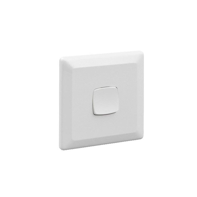 Clipsal Switch Flush Mount Rocker Large Square Standard 1 Gang 10A 250V ...