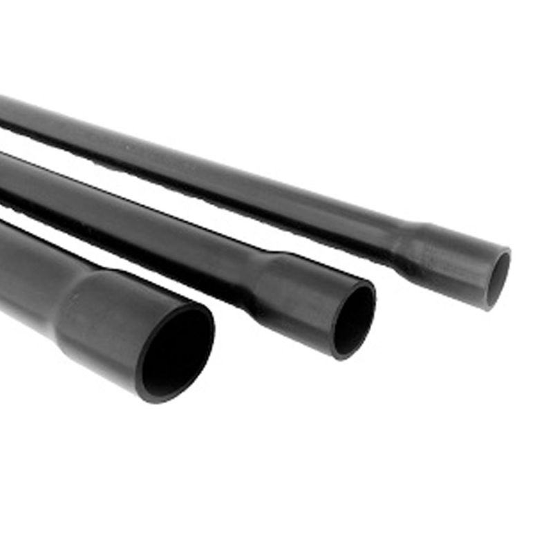 Solar H/D Rigid Conduit 25mmx2m PVC Black UV - Go Electrical