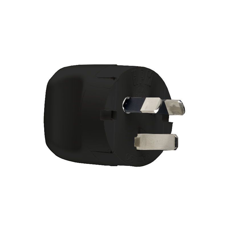 HPM Plug Top Rewireable Finger-Grip Impact Resist 10A 240V 3 Pin Flat ...