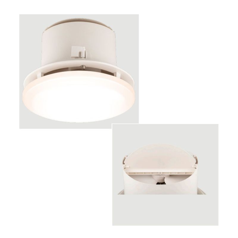 HPM Keanu Ceiling Exhaust Fan with Adaptable Light with Lampholder Non ...