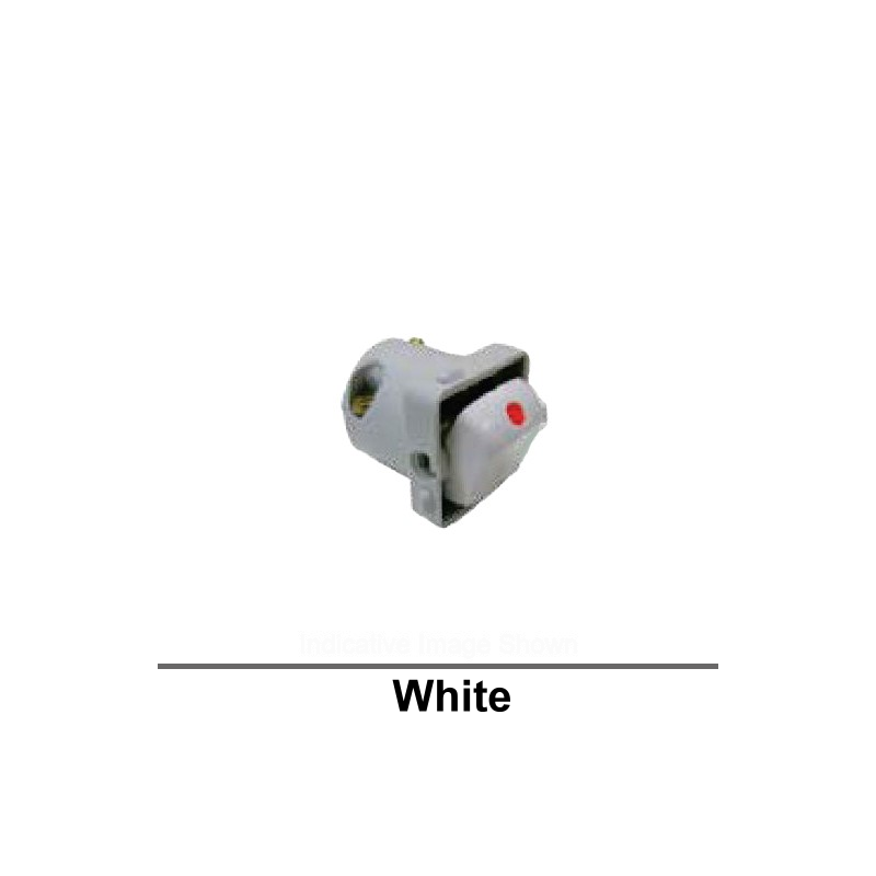 HPM Switch Mechanism 20A 240V SPST 1 Way and Loop White | Go Electrical
