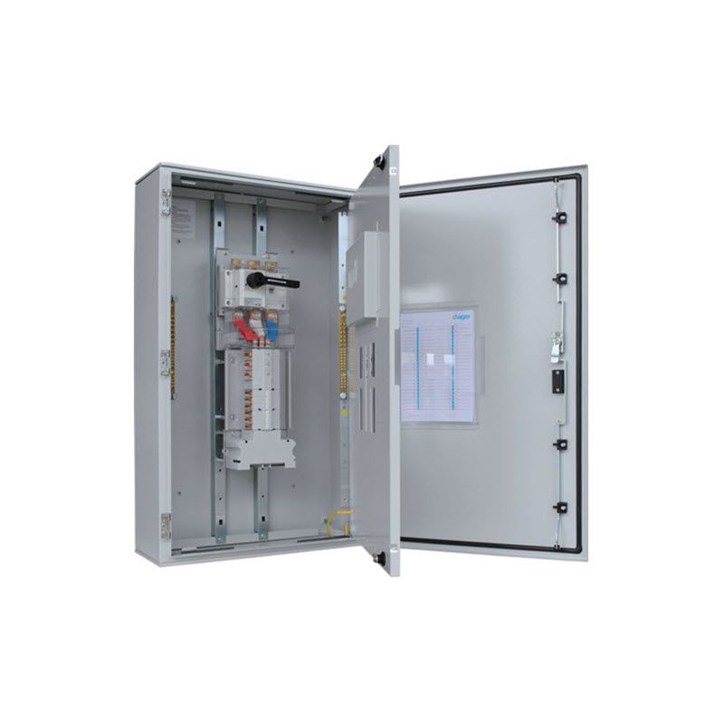 Hager Hybrid Chass ELITE 12+48P 400A Isolating Switch DIN Rail Mount ...