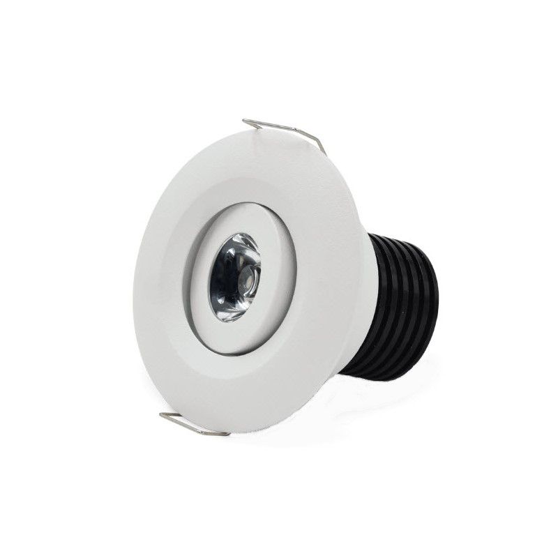 Haneco Downlight Round Recessed Gimble 48mm Cutout LED 3W 3K 60deg ...
