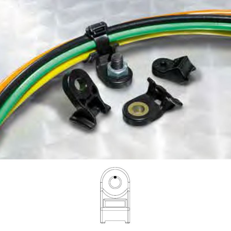 Hellermann Tyton HDM Series Harness Clip Heavy Duty 36.3mmLx19.3mmWx16 ...