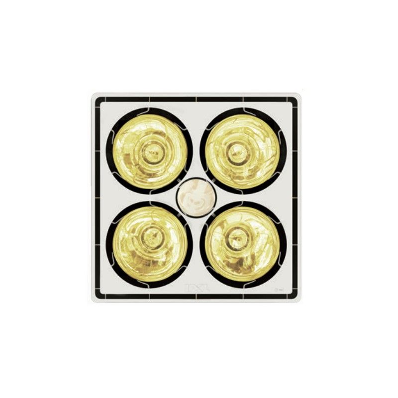 IXL Combination Exhaust Fan Light and Heater 4 x 275 W Infrared Lamps ...