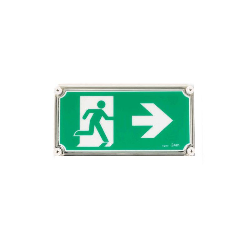 Legrand LED Emergency Exit Sign Weatherproof Single Sided 5.4W ...