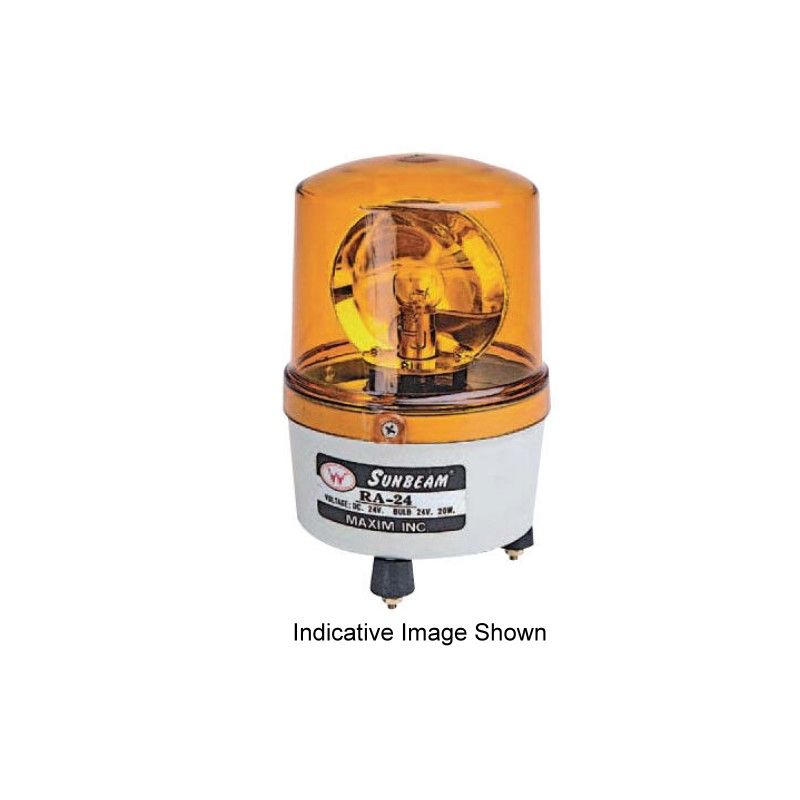 Mechtric Maxim Sunbeam Model RA Rotating Mirror Beacon Blue 24 V 24 VDC ...