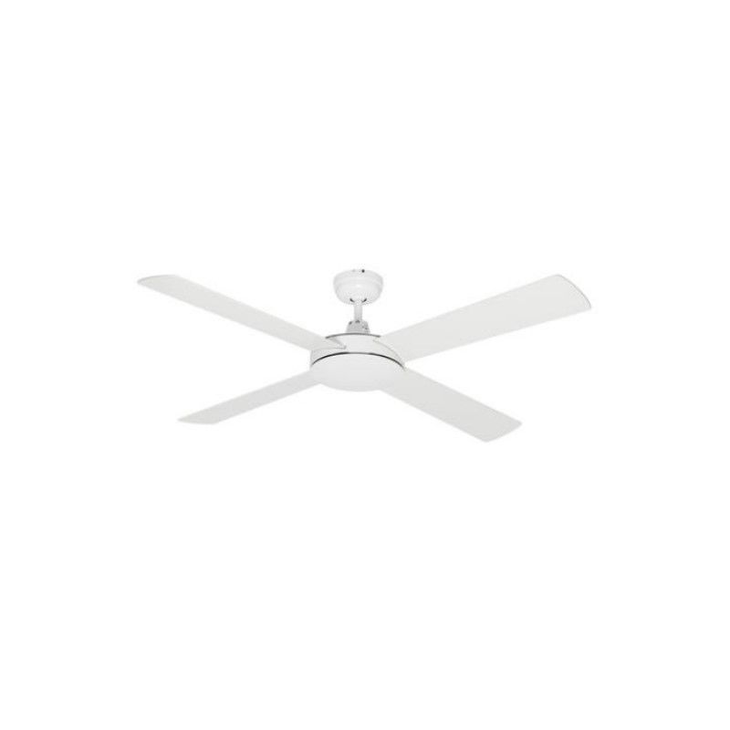 Mercator Ceiling Sweep Fan 4 Blade 1300mm 3 Speed Wall Controller White ...