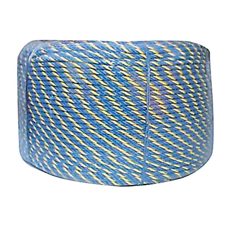 Omega Trademate Telstra Rope 6mm x 400 mtr Polypropylene Blue/Yellow ...