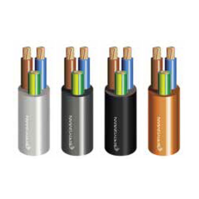Ordinary Duty Flexible Cable 2 Core & Earth 2.5mm 250/440V Copper PVC ...