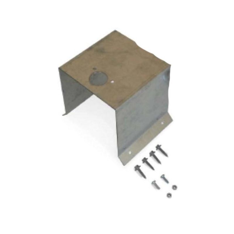 Mains Box pole mounting bracket 1phase 32mm Hole - Go Electrical