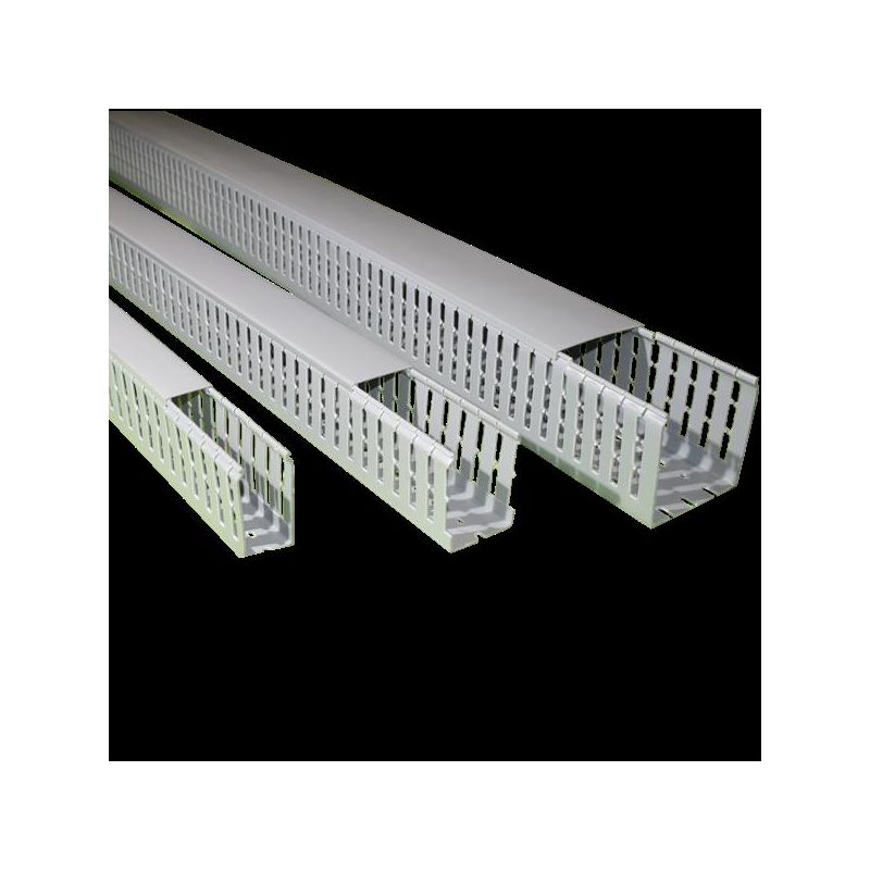 25W x 40H SLOTTED DUCT 2MTR GREY | Go Electrical