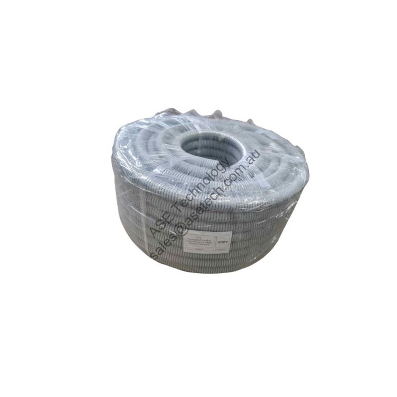 Corrugated Conduit HD UV Grey 25mm 50m/roll | Go Electrical