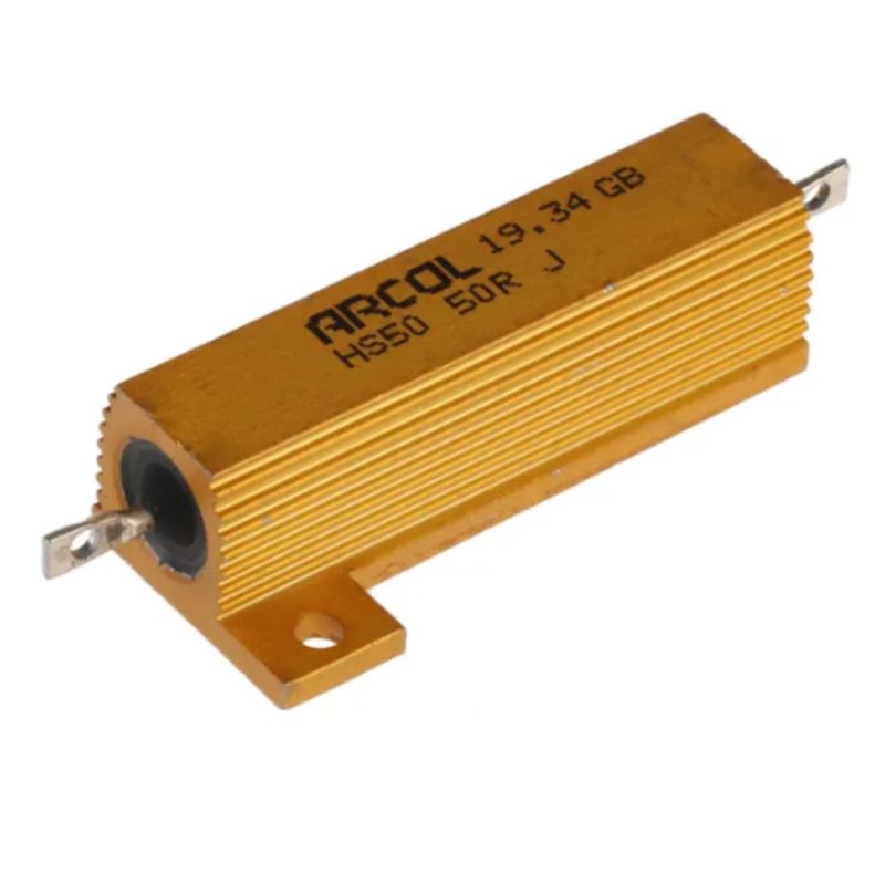 Resistor metal cased power 50W 50R 5% | Go Electrical