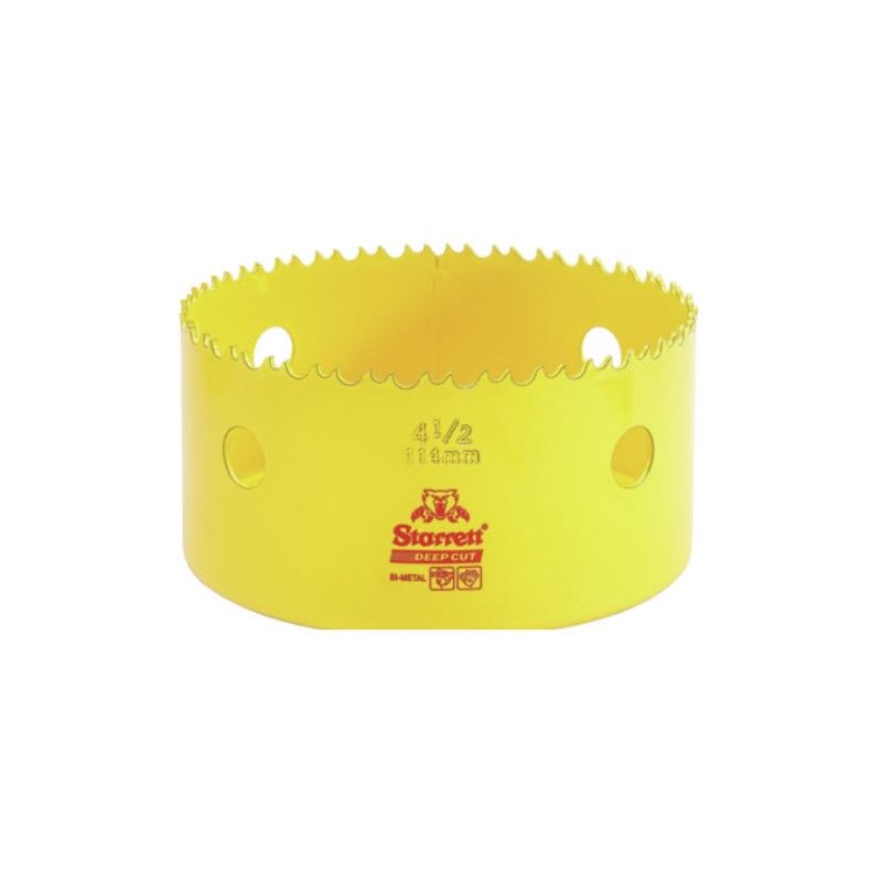 Starrett Holesaw Blade Only Bi-Metal HSS Deep Cut 114mm | Go Electrical