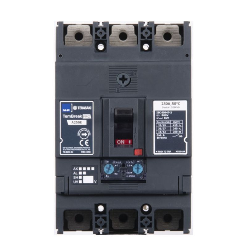Terasaki TemBreak Pro Moulded Case Circuit Breaker 25 kA 3 Pole 690 ...