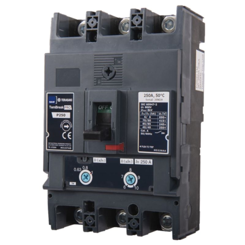 Terasaki TemBreak Pro Moulded Case Circuit Breaker 160A 36kA 3P 24 ...