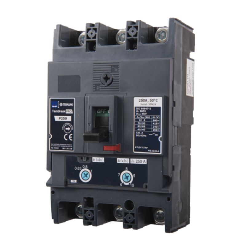 Terasaki TemBreak Pro Moulded Case Circuit Breaker 250A 36kA 3P 24 ...