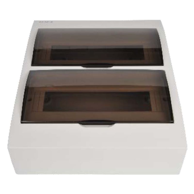 Tesla 18 Pole Distribution Board Surface Mount ABS - Go Electrical