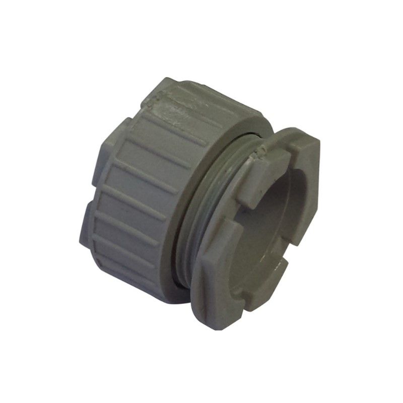 Tripac Conduit Bush Male+Female Threaded 20mm PVC Grey | Go Electrical