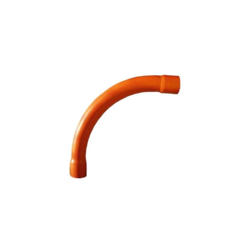 Vinidex Heavy Duty Bend 100mm 22.5deg 584mm Radius PVC Orange - Go ...