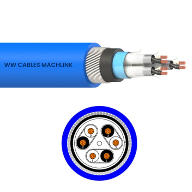 WWC Instrumentation Cable 1.5mm 110VAC/150VDC 2 Pair Aluminium ...