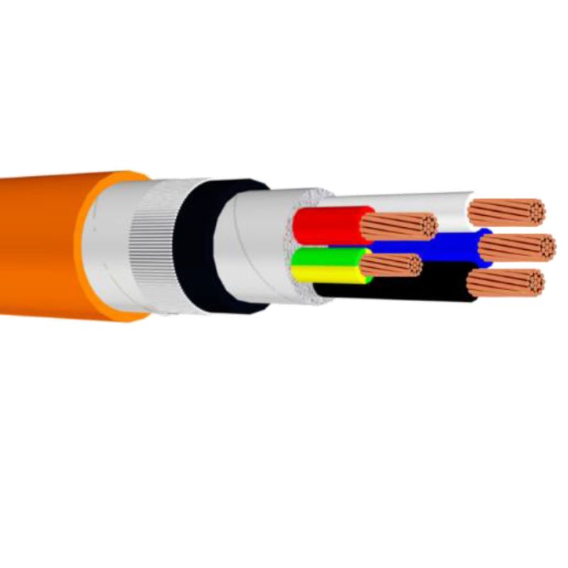 WWC 120 mm Orange Circular Cable Armoured XLPE/Steel Wire/PVC 1mtr - Go ...