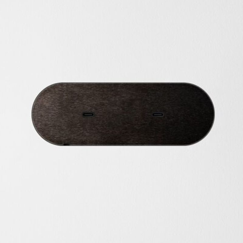ZETR Dual USBC Module Faceplate in Black Steel | Go Electrical