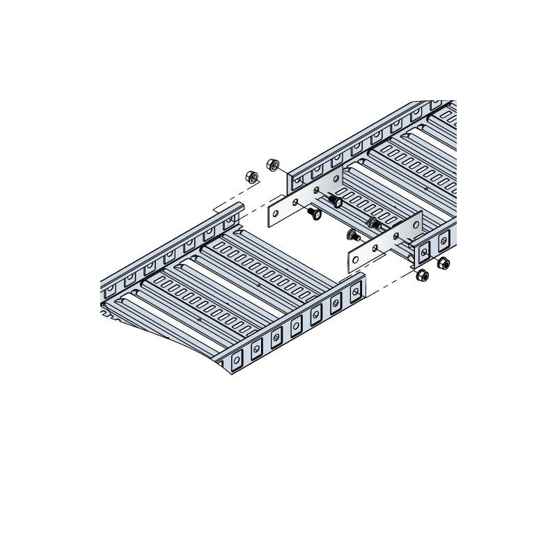 Cable Ladder Tray 600mmx50mmx3m Steel Pre-Galv - Go Electrical