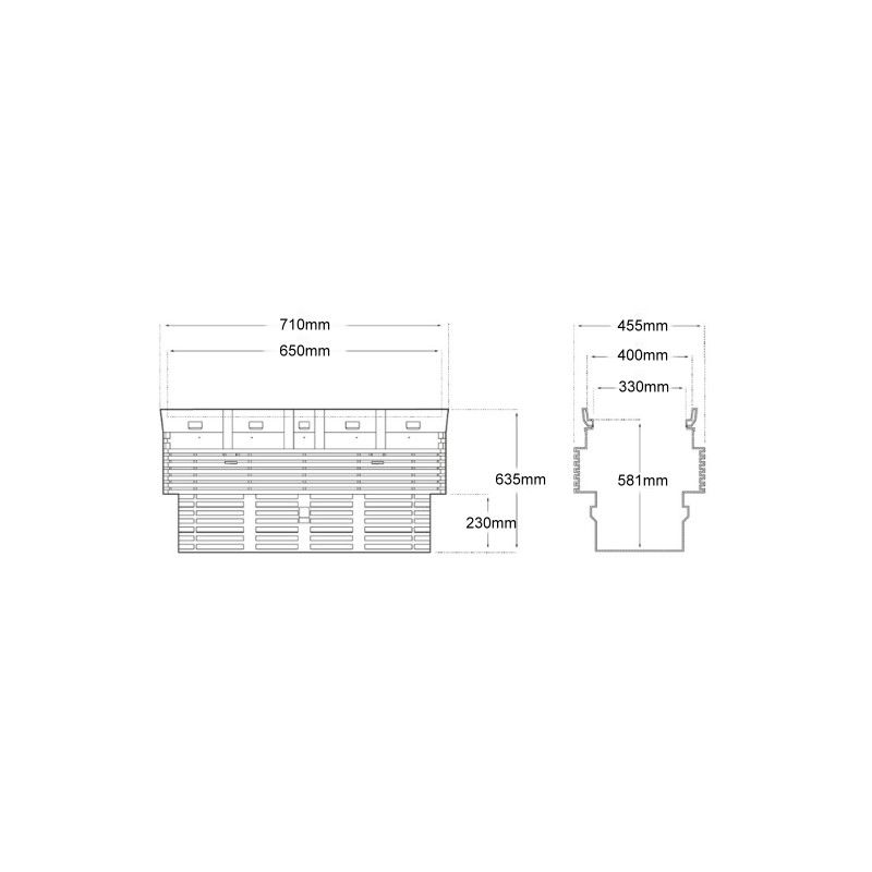 Telstra Pit 710x455x635mm Plastic - Go Electrical