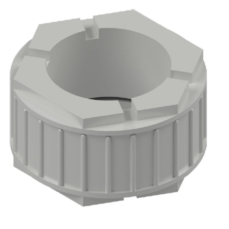 Threaded Bush PVC 25mm Grey M&F - Go Electrical