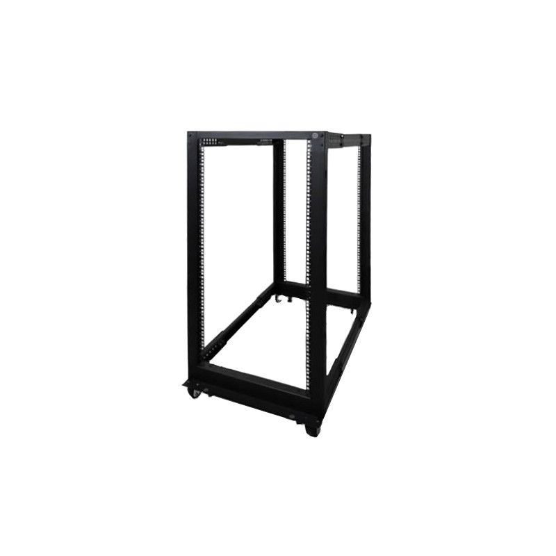 Serveredge Adjustable Open Frame 4 Post Server Rack with Castors 22RU ...