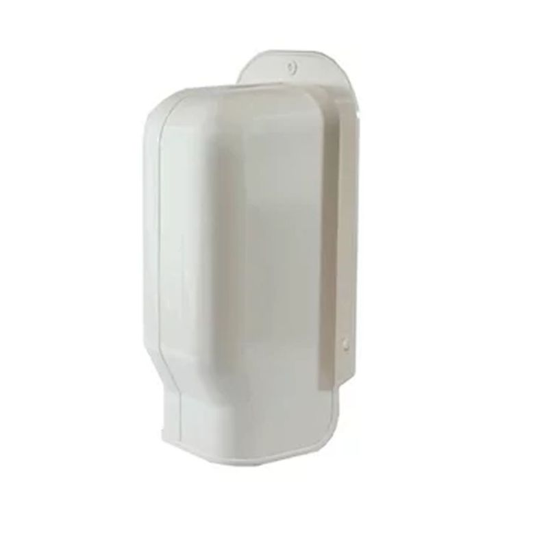 iTemp iDuct Wall Cap Fitting 80mm PVC White | Go Electrical