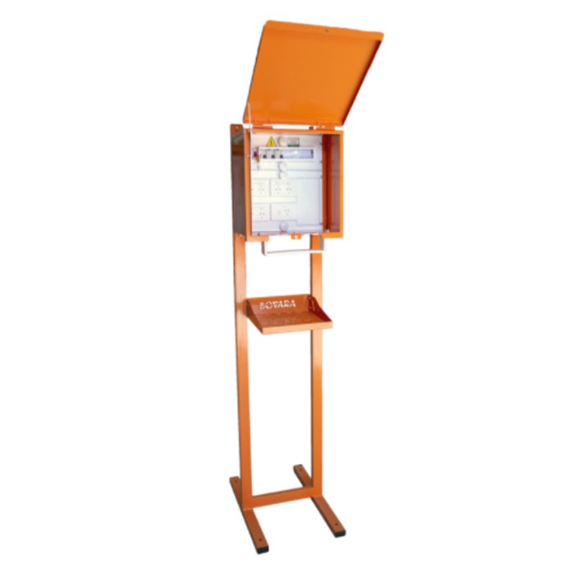 Temporary Power Board IP23 6x10A/1x15A GPO 3 Phase 32A - Go Electrical