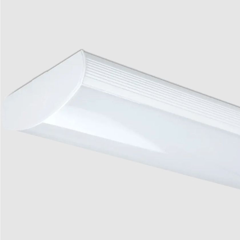 LED Batten Diff 40W 4040/4200/4000lm 6/4/3K Wht Opal - Go Electrical