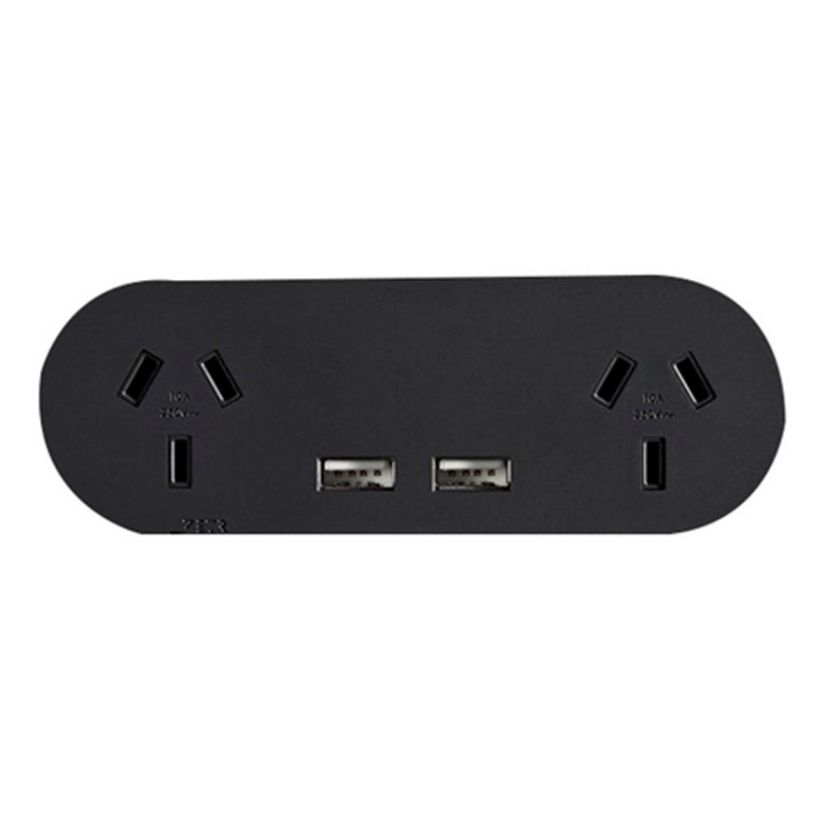 DGPO w/Dual USB-A 10A 250V MB - Go Electrical