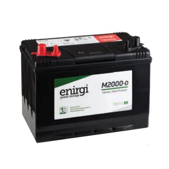 Enirgi Marine Battery Sealed Lead Acid 12V 90Ah Dual Purpose Size ...
