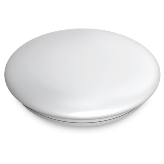 Atom Lighting LED Oyster Slim Opal Acrylic 17W Tri-CCT White 350mm dia ...